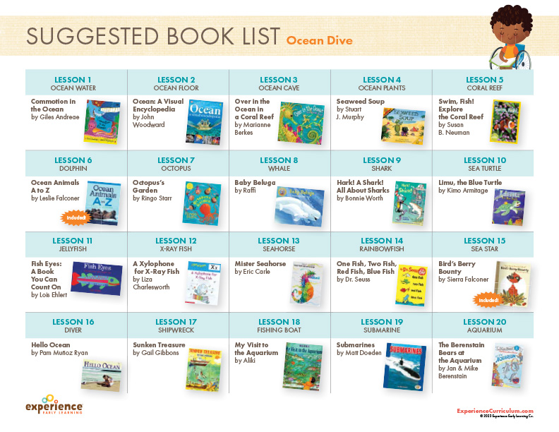 Ocean Dive Book List